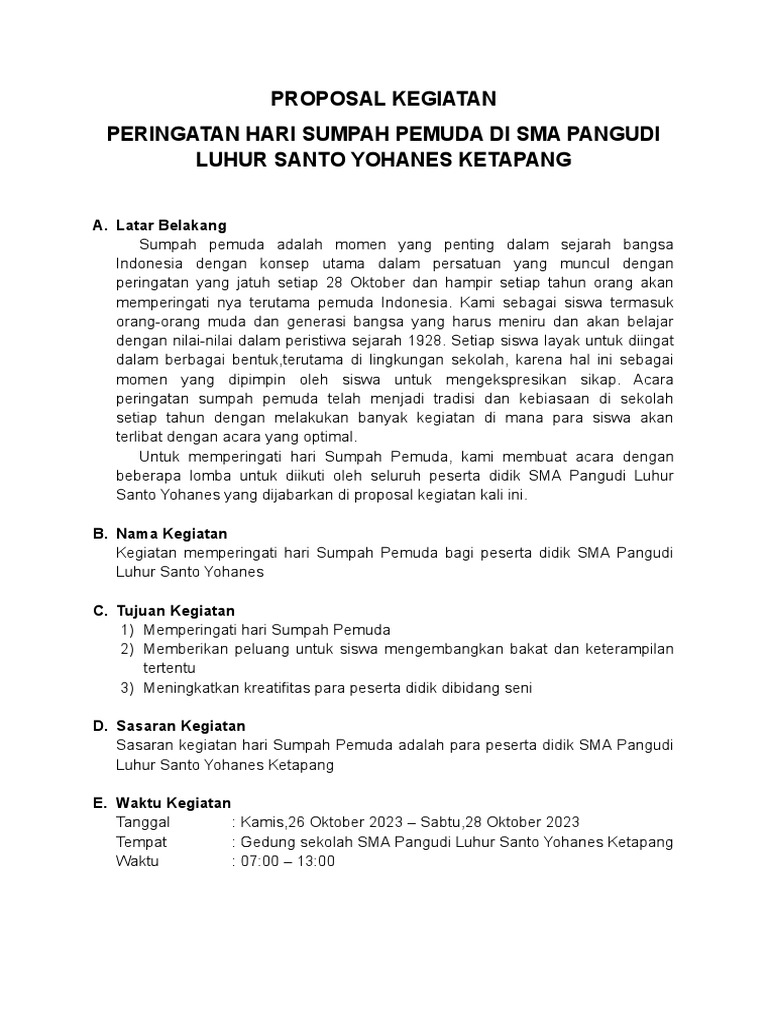 Bindo Proposal R | PDF