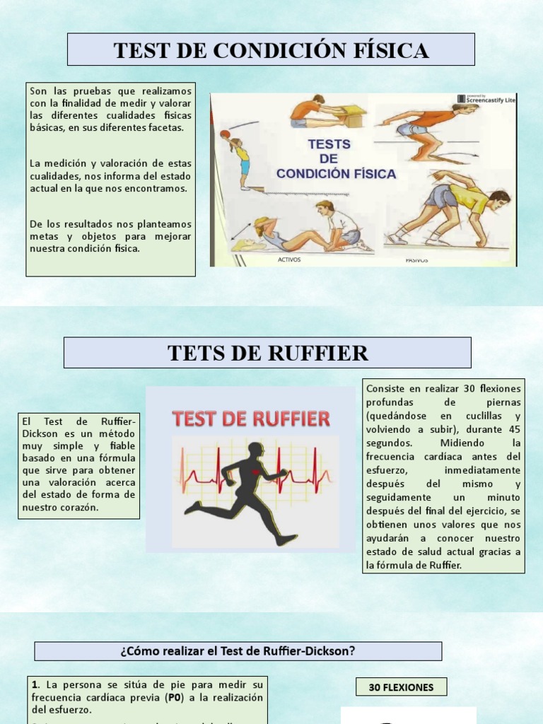 Test de Condición Física | PDF