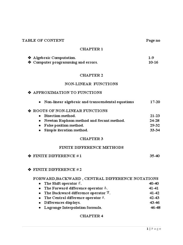 Numerical Analysis Guide | PDF