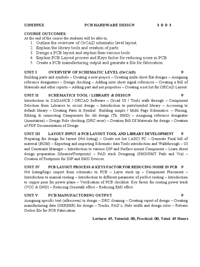 3PCB Hardware Design | PDF