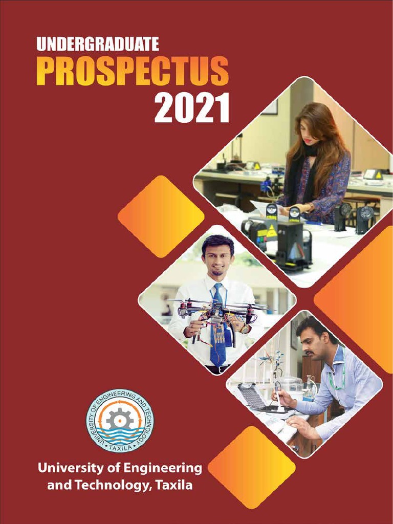 UET Taxila UG Prospectus 2021 | PDF | Engineering | Civil Engineering