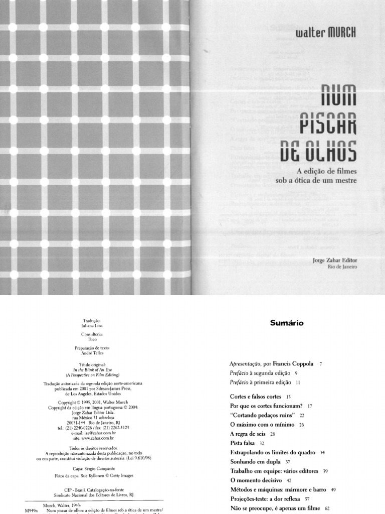 Num Piscar De Olhos Murch Walter Pdf