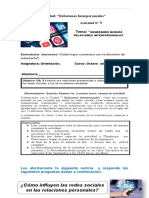 El Impacto de Las Redes Sociales en La Comunicación Interpersonal | PDF ...