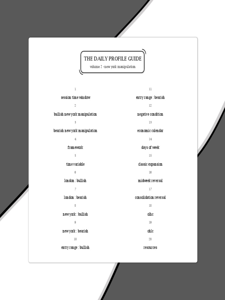Daily Profile Analysis Guide | PDF | Economic Sectors | Economies