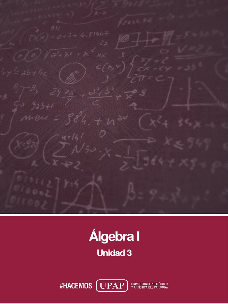 Unidad 3 - Algebra I | PDF