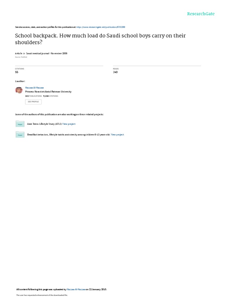 SchoolBackpack SMJ2006 | PDF | Backpack | Sampling (Statistics)