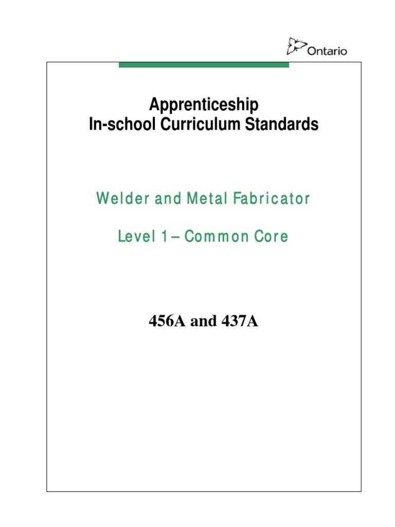 Welder Level 1 Curriculum Standards | PDF | Welding | Construction