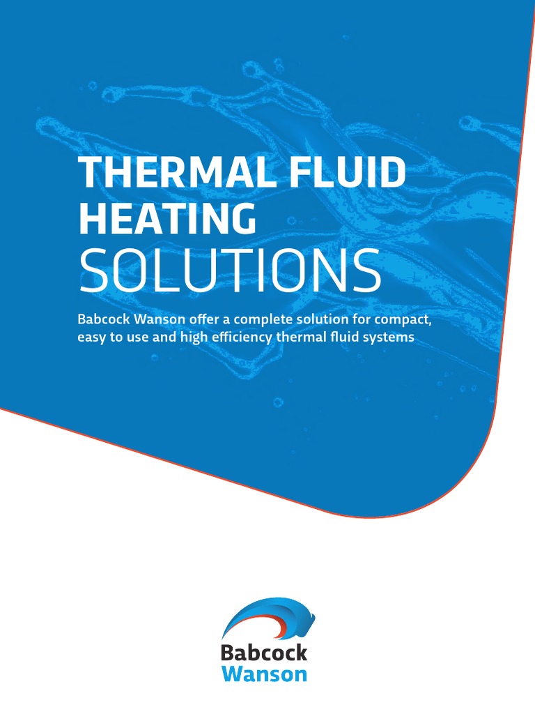 Efficient Thermal Fluid Heating Solutions | PDF | Steam | Heat