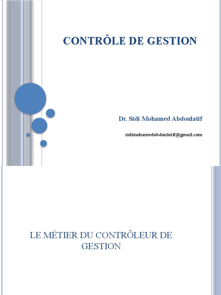 Chapitre Intro CDG | PDF