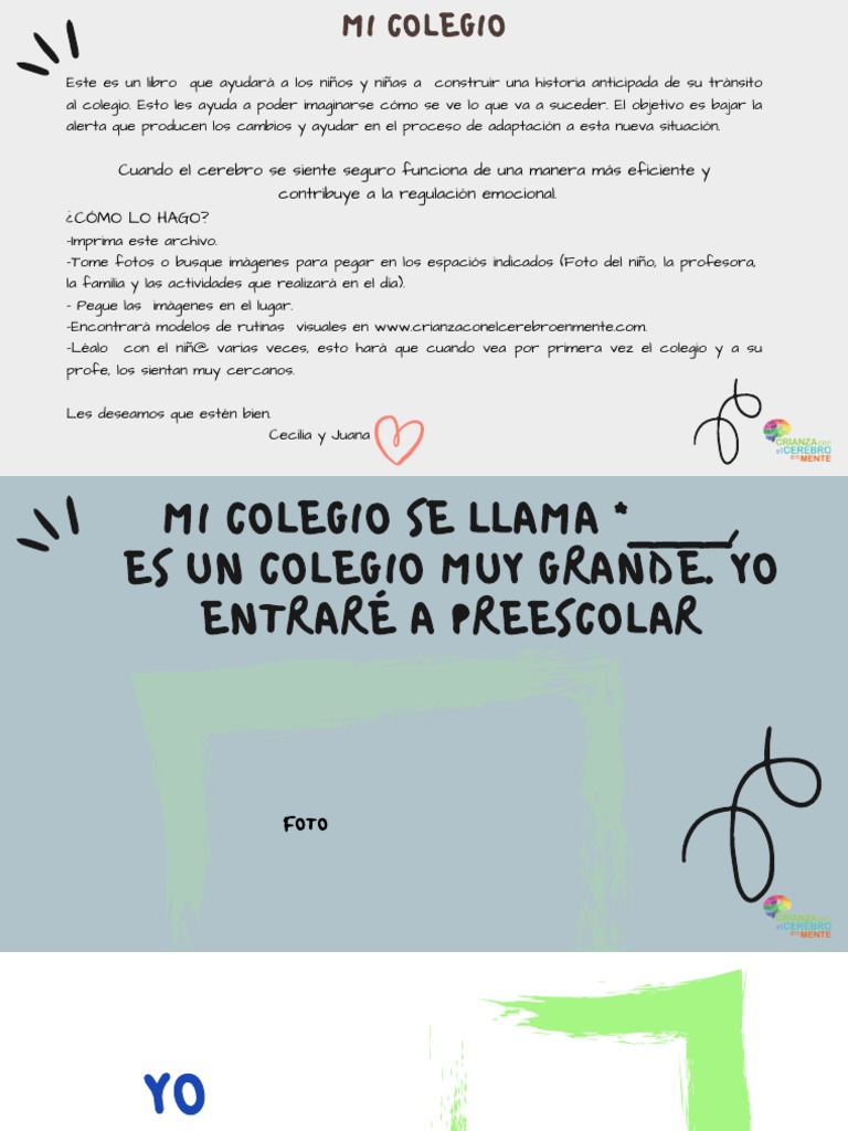 Guía Infantil para Adaptación Escolar | PDF