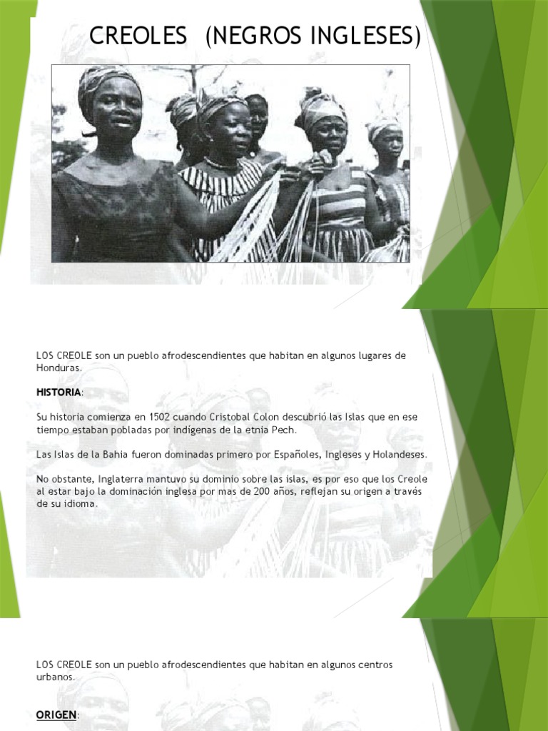 Presentacion Los Creoles | PDF