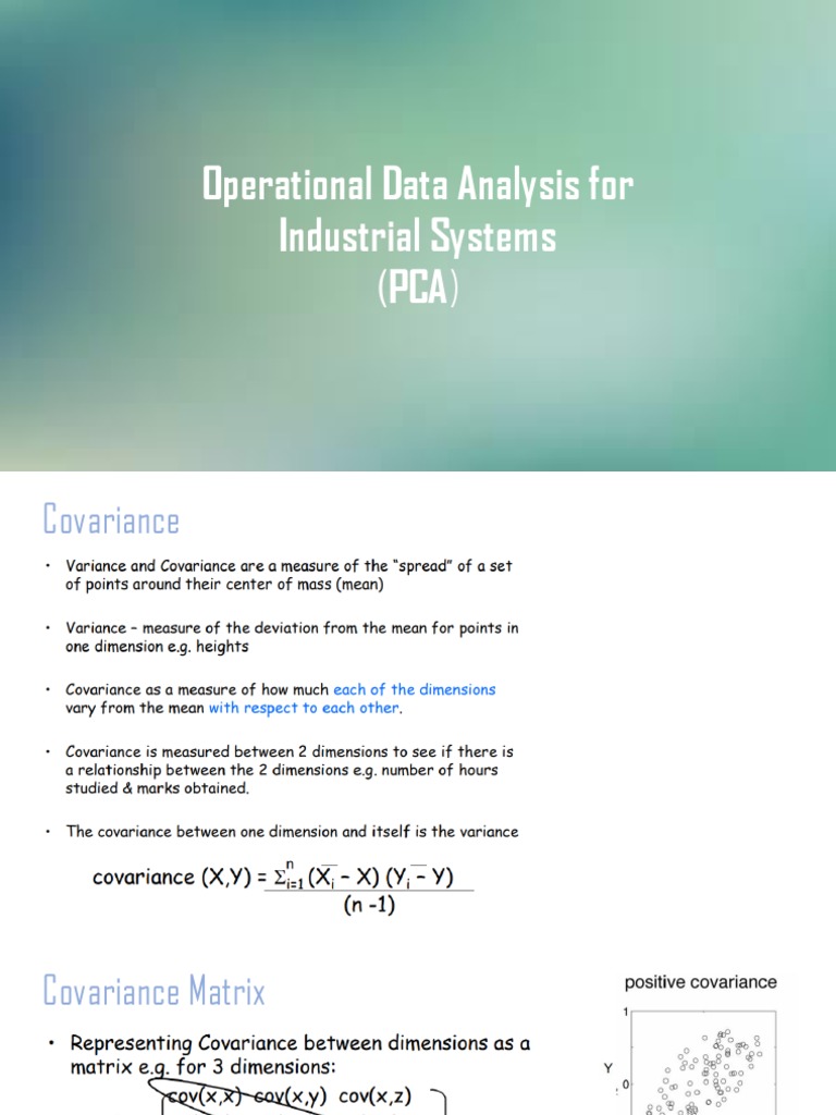 ISE233 Lecture PCA | PDF