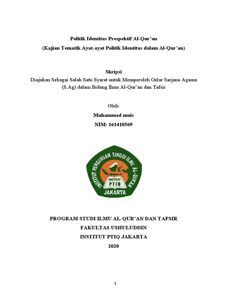 Skripsi Muhammad Muis | PDF