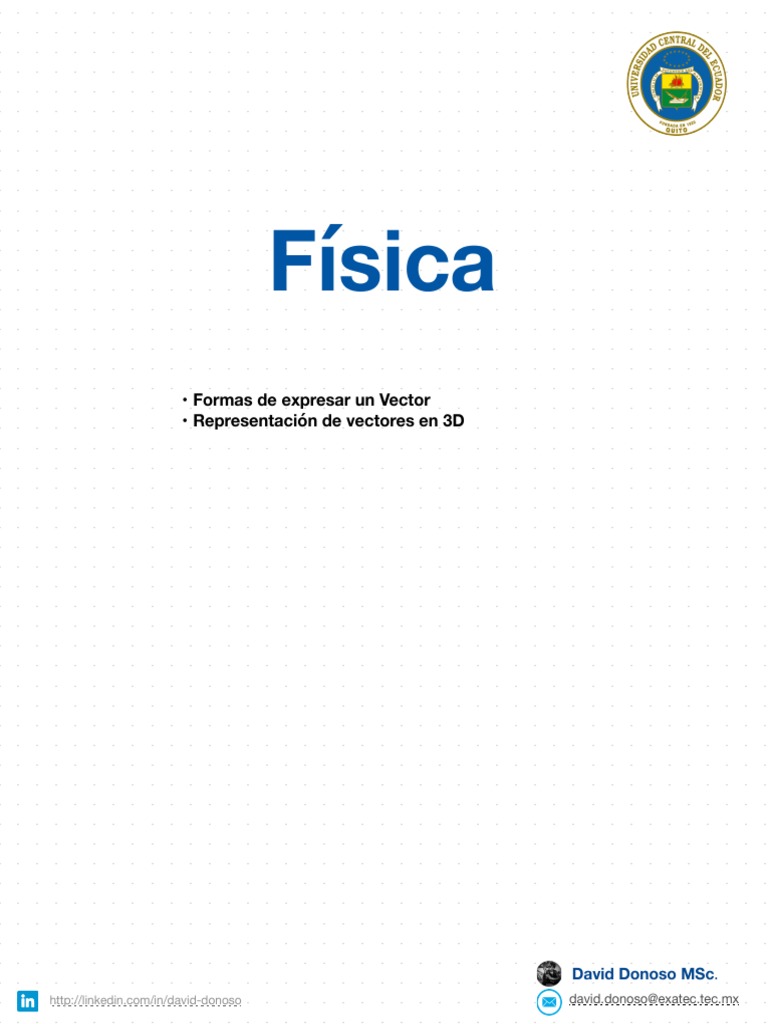 Formas de Expresar Vectores | PDF