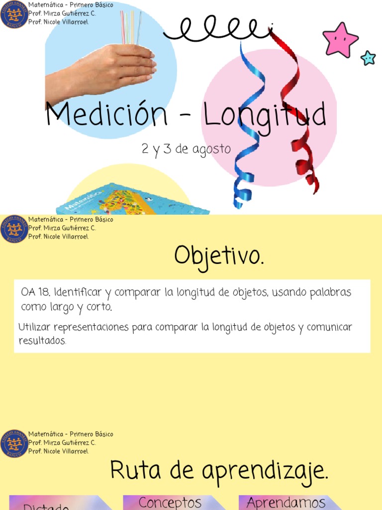 Matemática Longitud Clase 1 | PDF
