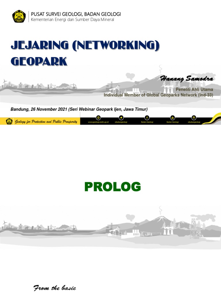 Hanang Samodra - Jejaring Geopark | PDF