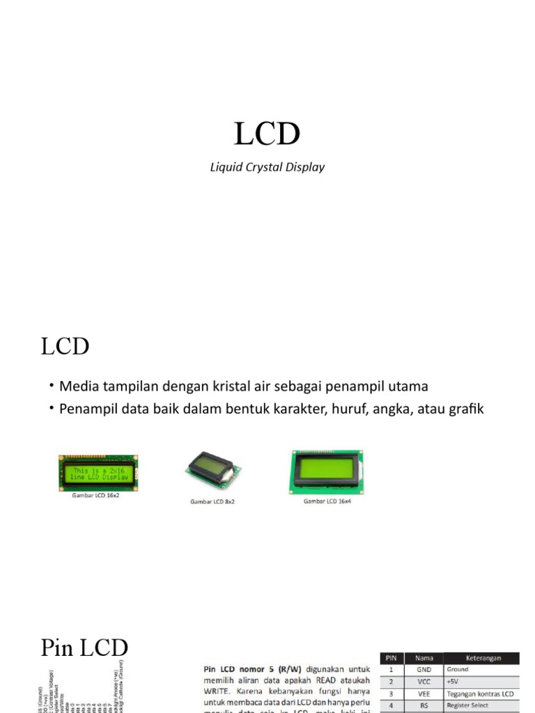 LCD Arduino | PDF
