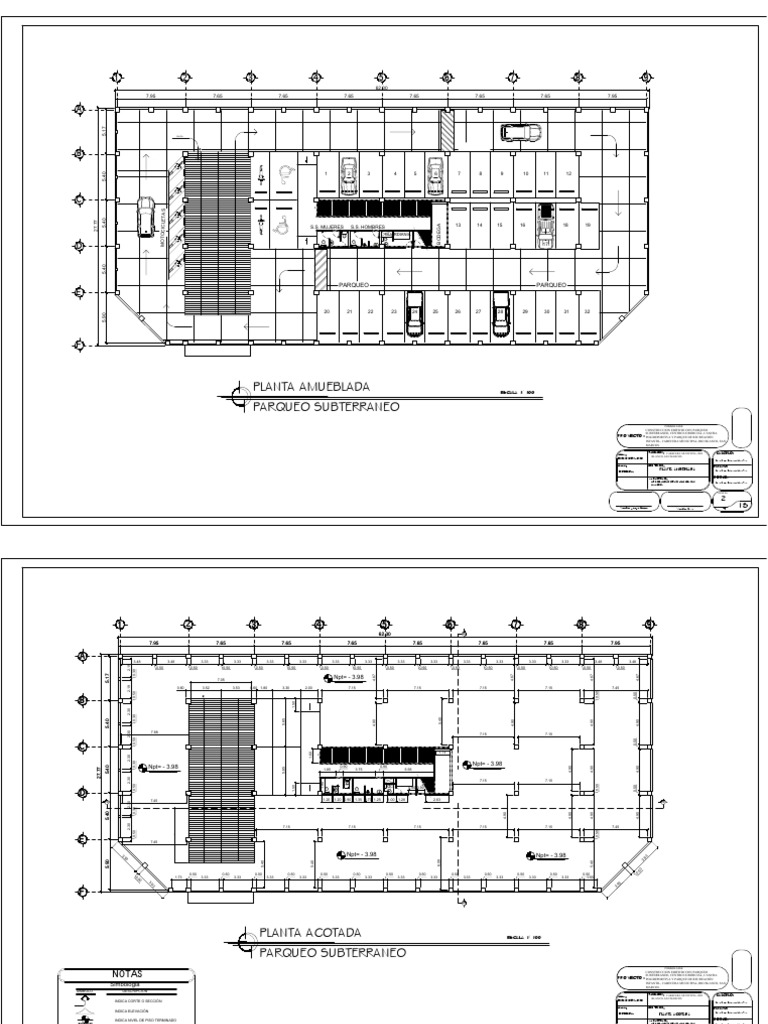 Parqueo Subterraneo - Taller Integral | PDF