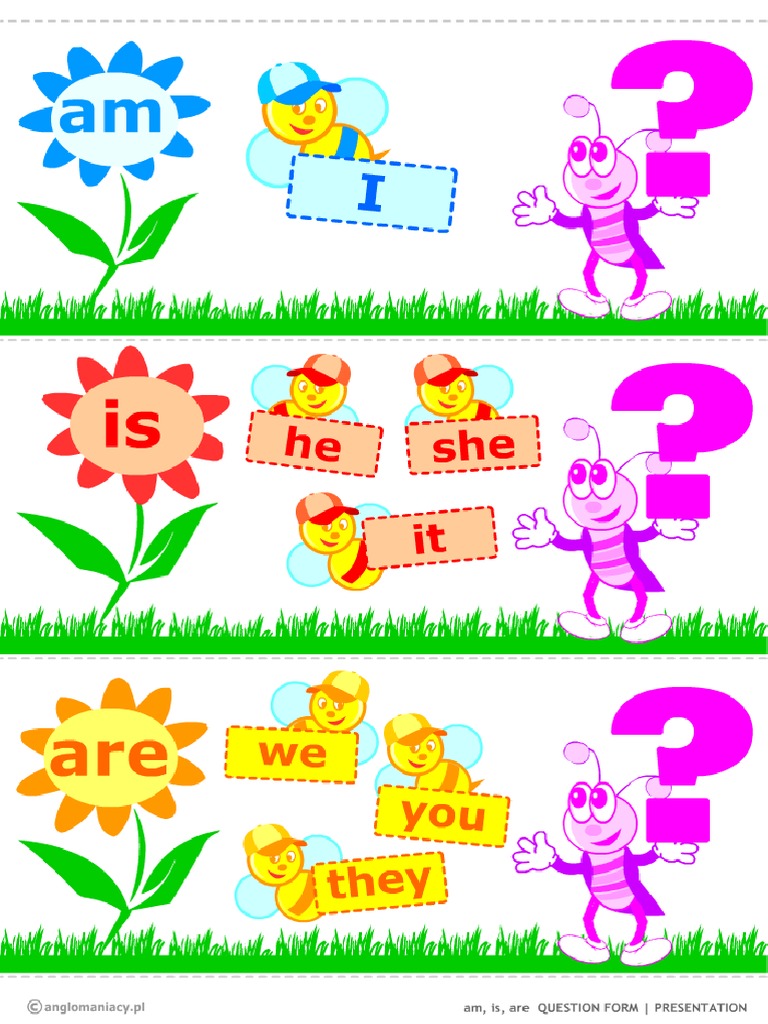 Verbs Be Question Form | PDF