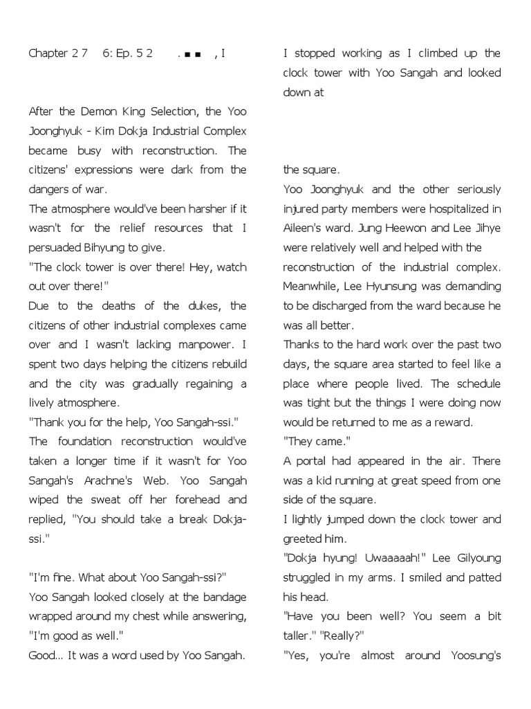 Chapter 276 Orv | PDF