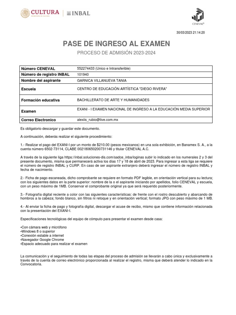 Pase Examen 101940 | PDF