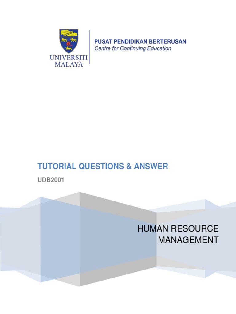 HRM Tutorial Questions | PDF