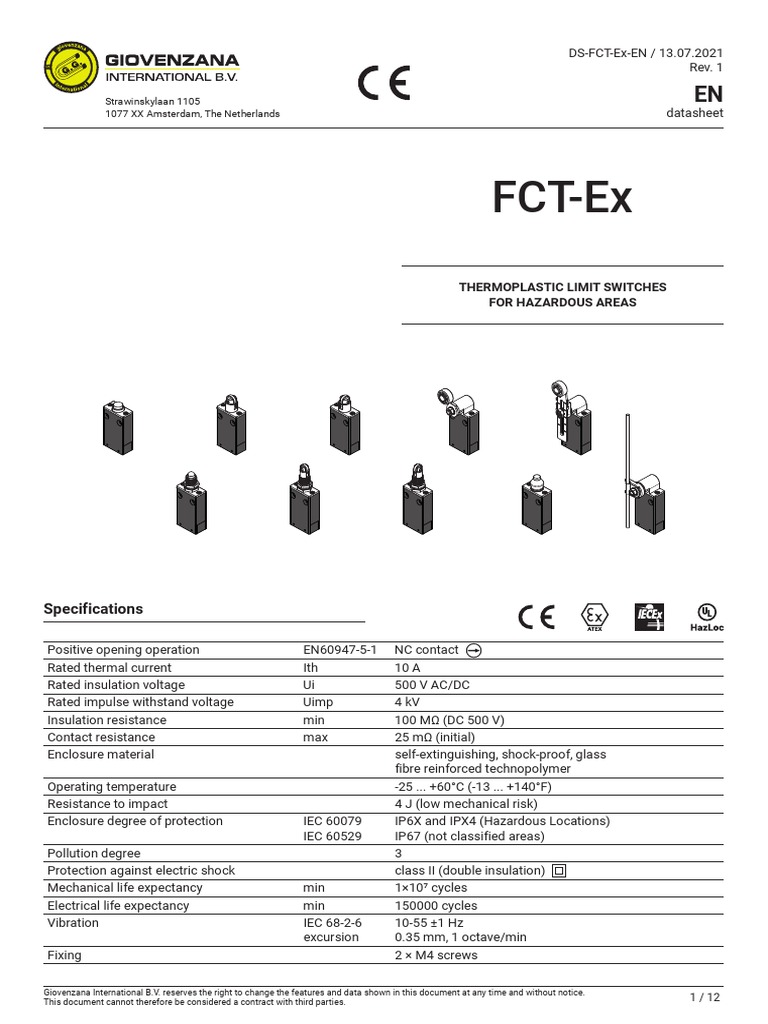 DS FCT Ex EN | PDF | Engineering | Electricity