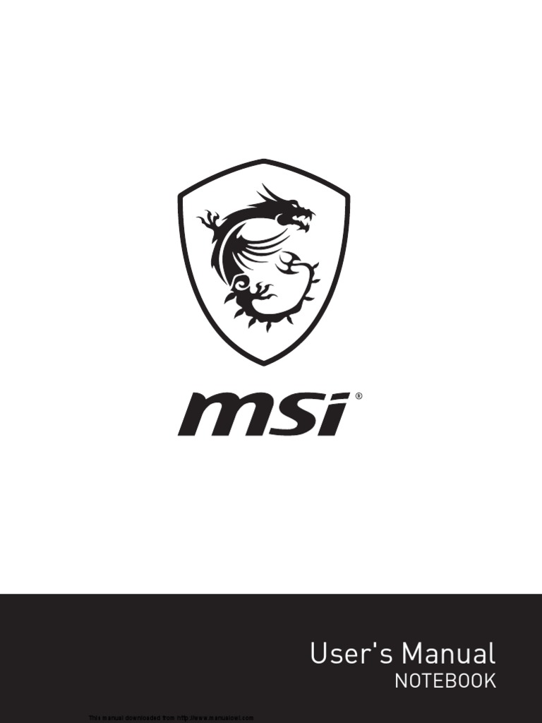 MSI Manual | PDF | Usb | Hdmi