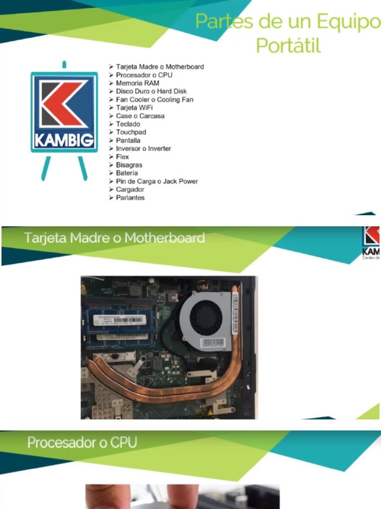 Partes de Una Laptop | PDF