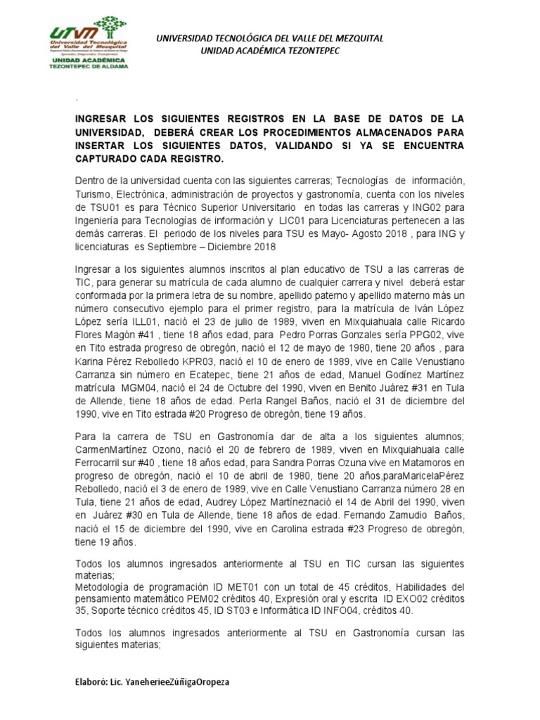 Practica Consultas | PDF | Informática