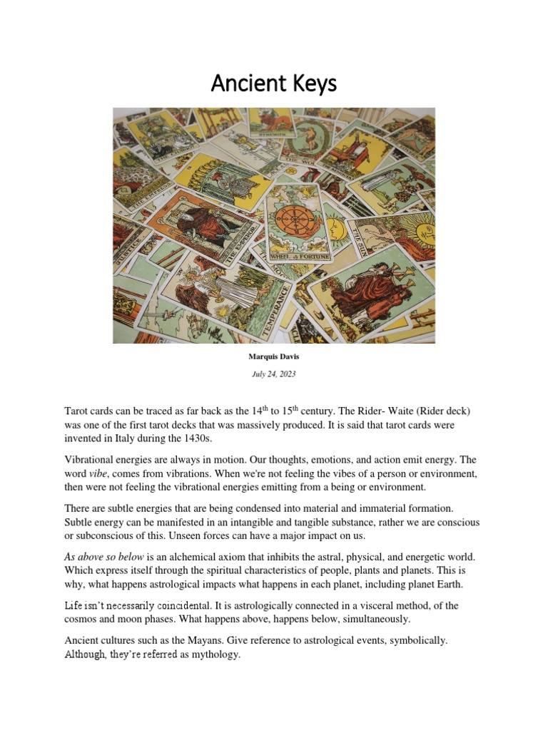 Ancient Keys | PDF | Astrological Sign | Planets In Astrology