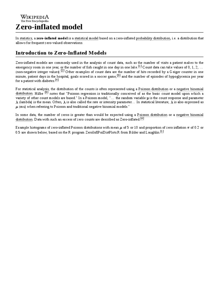 Zero-Inflated Model | PDF Zero-Inflated Model | PDF