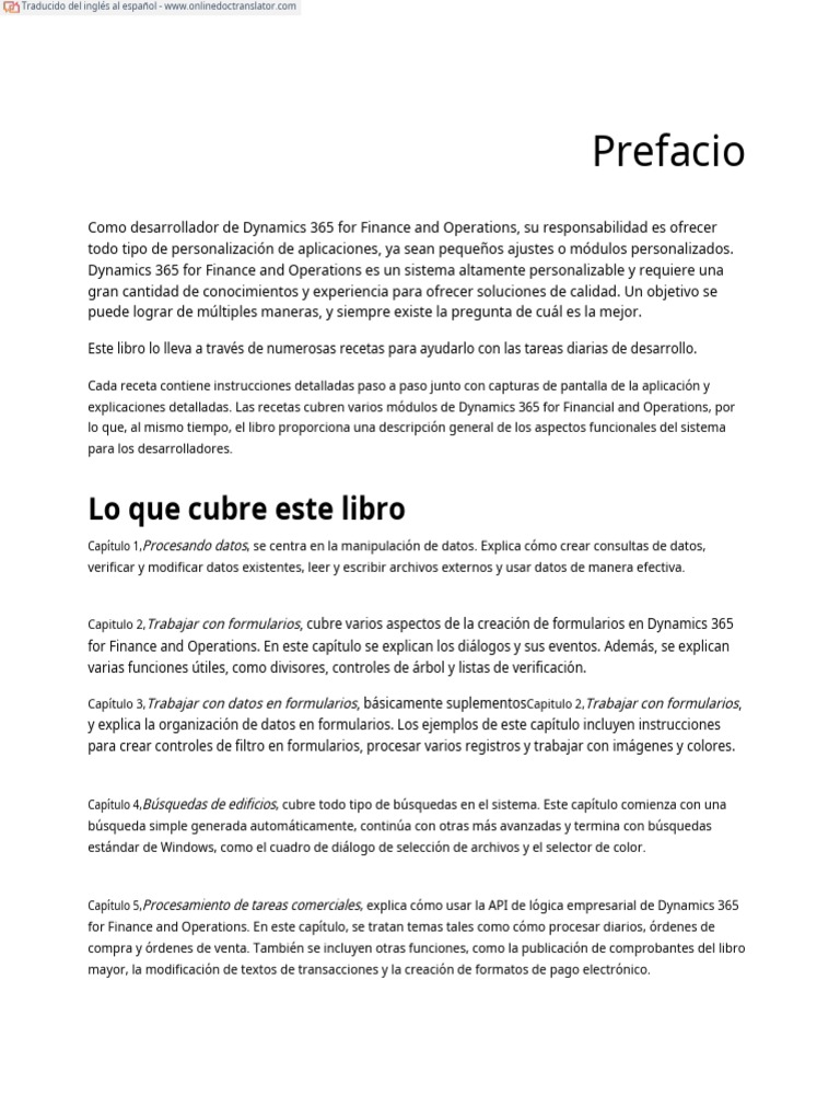 Dynamics 365 For Finance and Operations Development Cookbook Fourth Edition (1) (020-082) .En ...