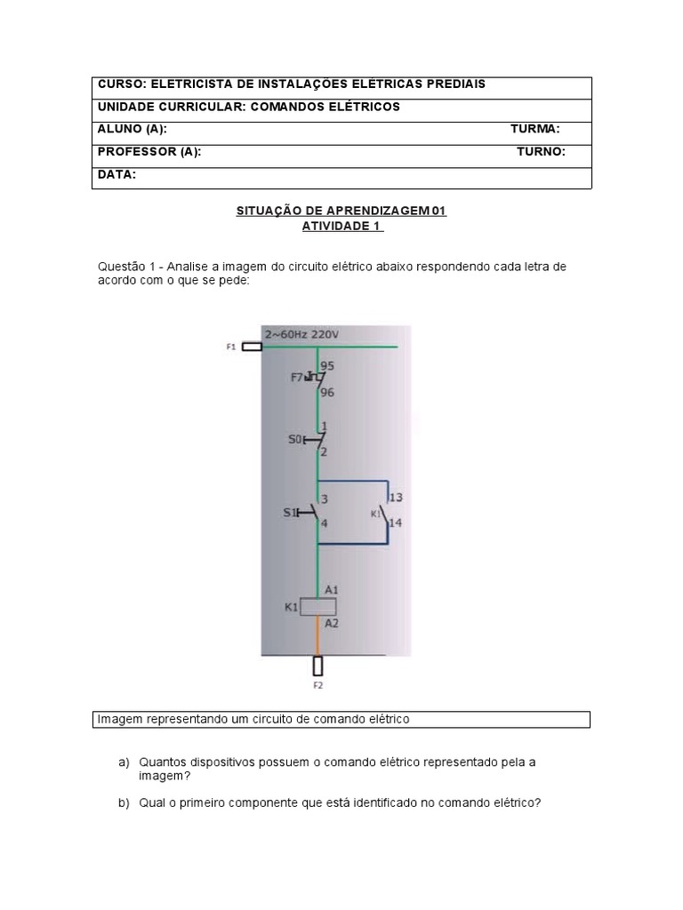 Folha de Resposta Atividade 01 - SAP 01 | PDF
