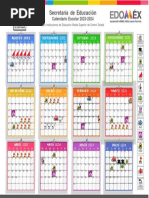 Calendario Escolar UAM 2025 2026 Aprobado s557 | PDF