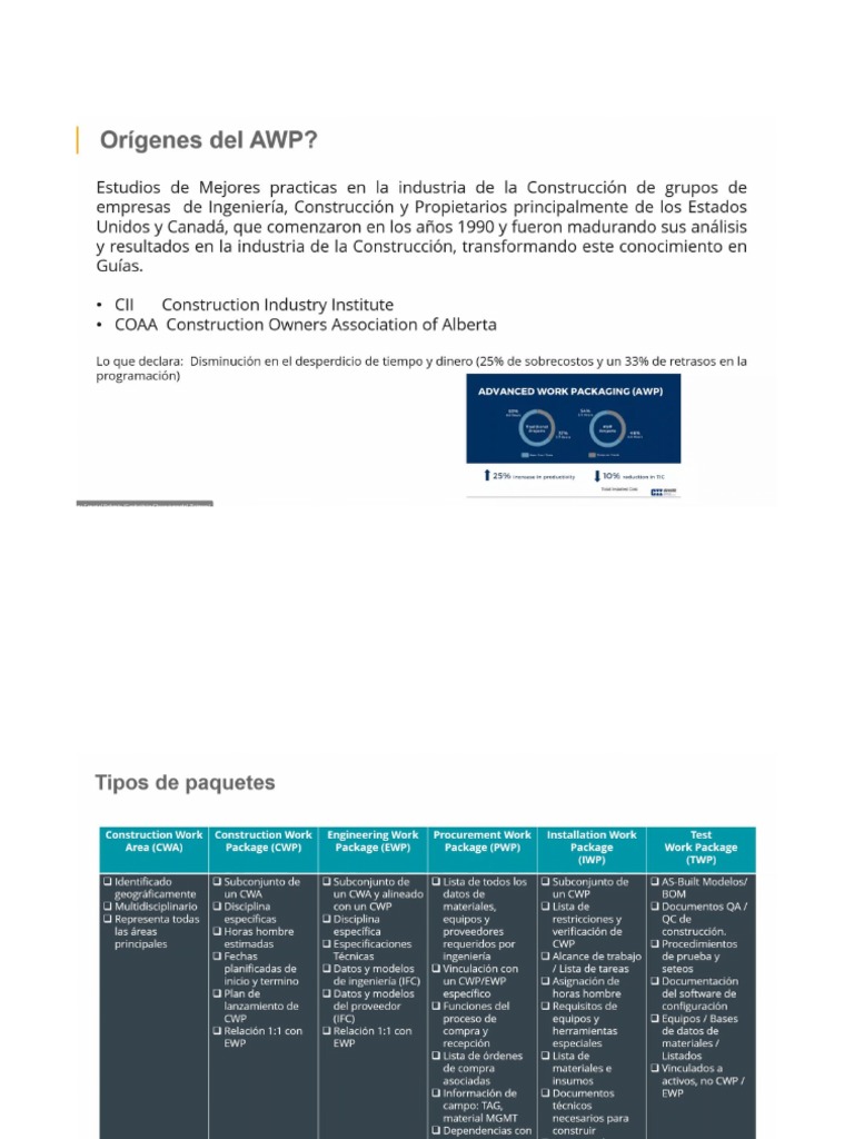 Advanced Work Packaging | PDF