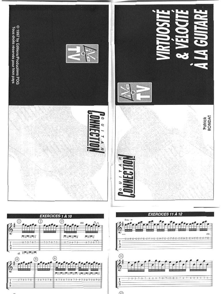 Patrick+Rondat Virtuosite+&+Velocite+a+La+Guitare | PDF