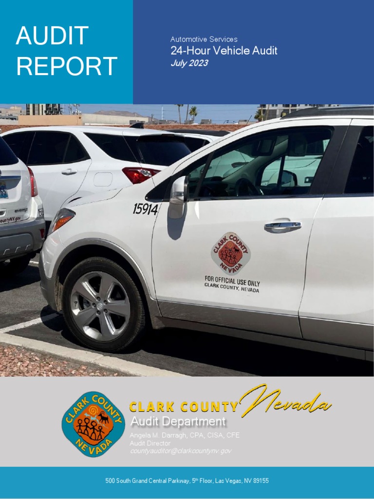 Automotive Services 24 Hour Vehicle Audit Report | PDF | Audit | Driver ...