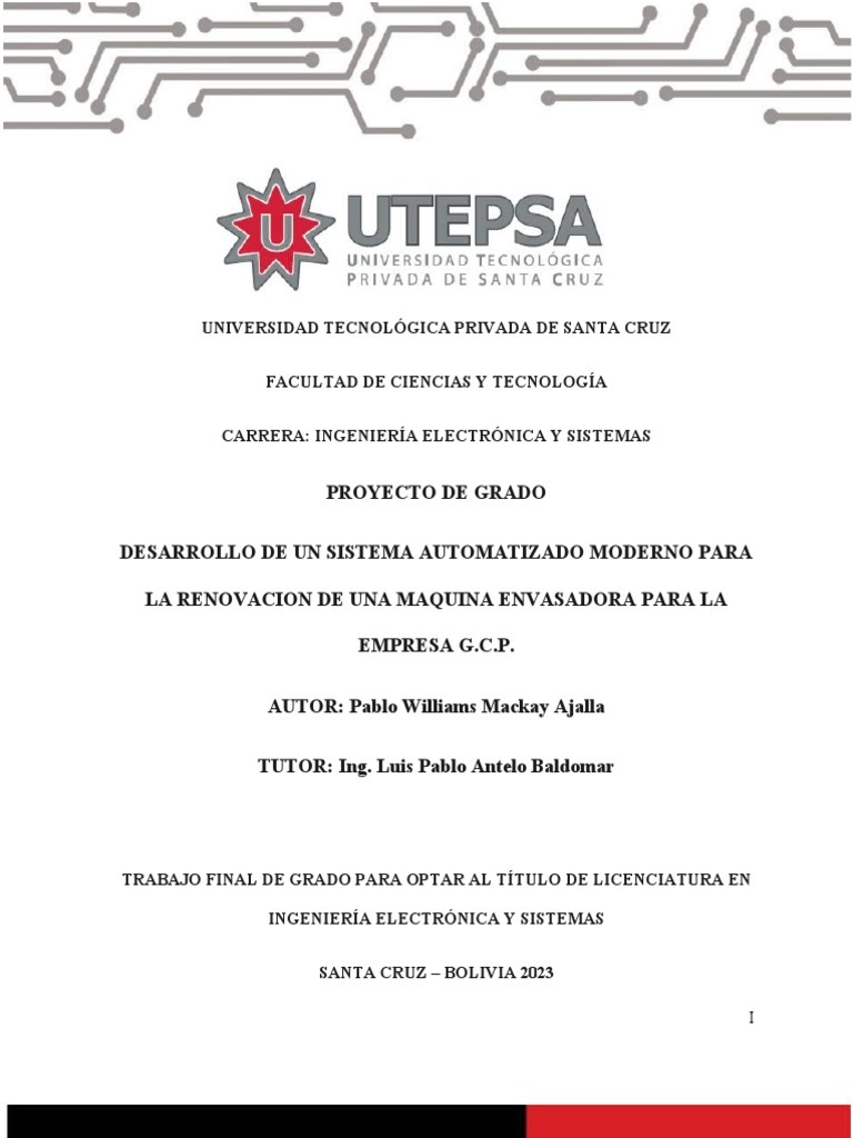 Trabajo Final de Grado de Mackay Pablo Oficial 2022-15 | PDF