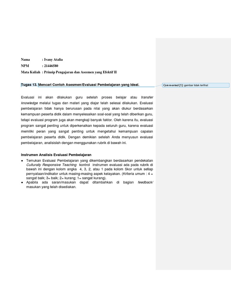 Eksplorasi Konsep Tugas 13 | PDF