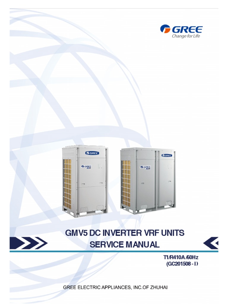 Manual de Servicios VRF GMV5 | PDF | Engineering Thermodynamics | Manufactured Goods