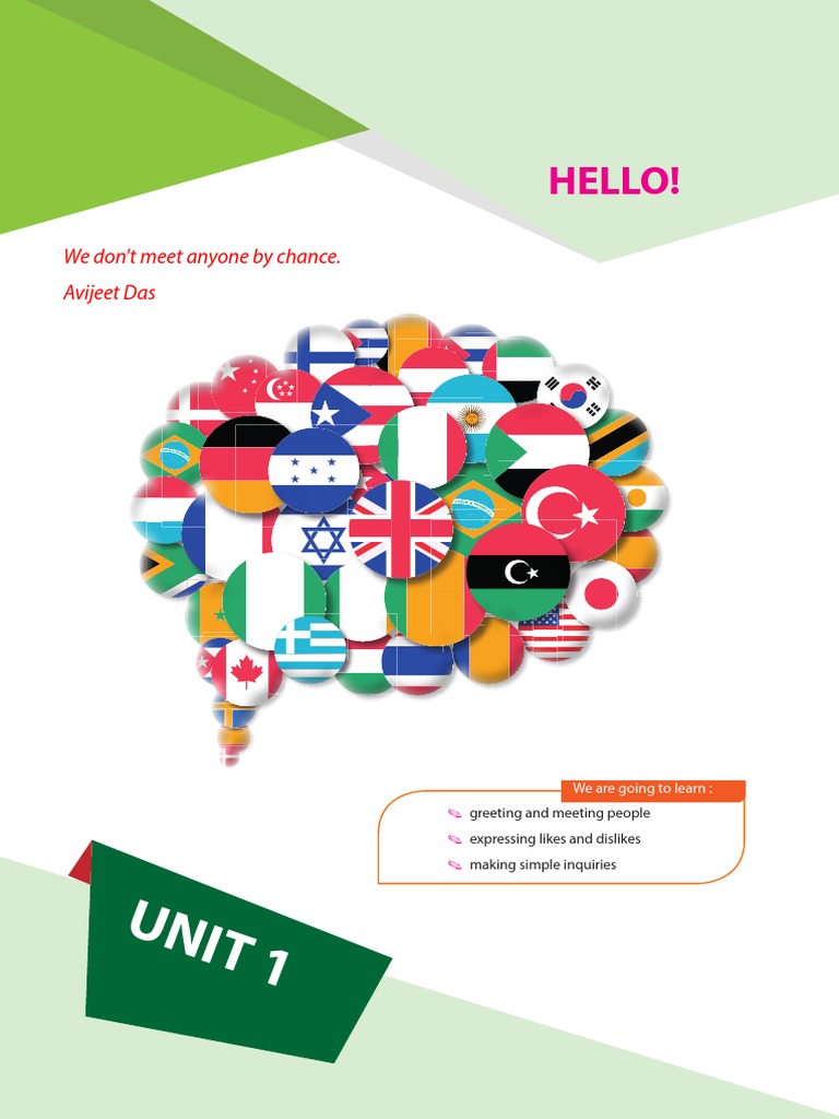 Unit 1: Hello! | PDF