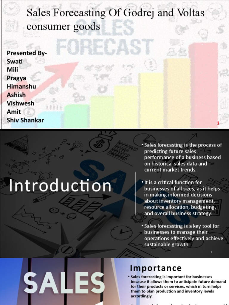 SM Presentation On Sales Forecasting | PDF