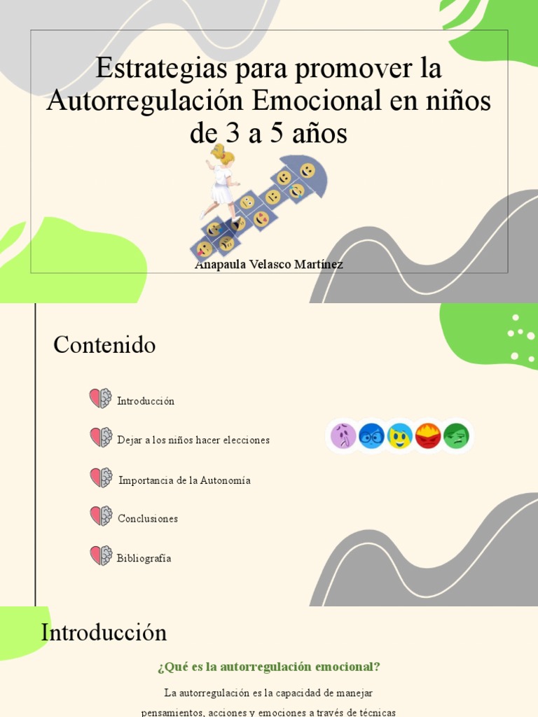 Estrategias para Promover La Autorregulación Emocional en Niños | PDF
