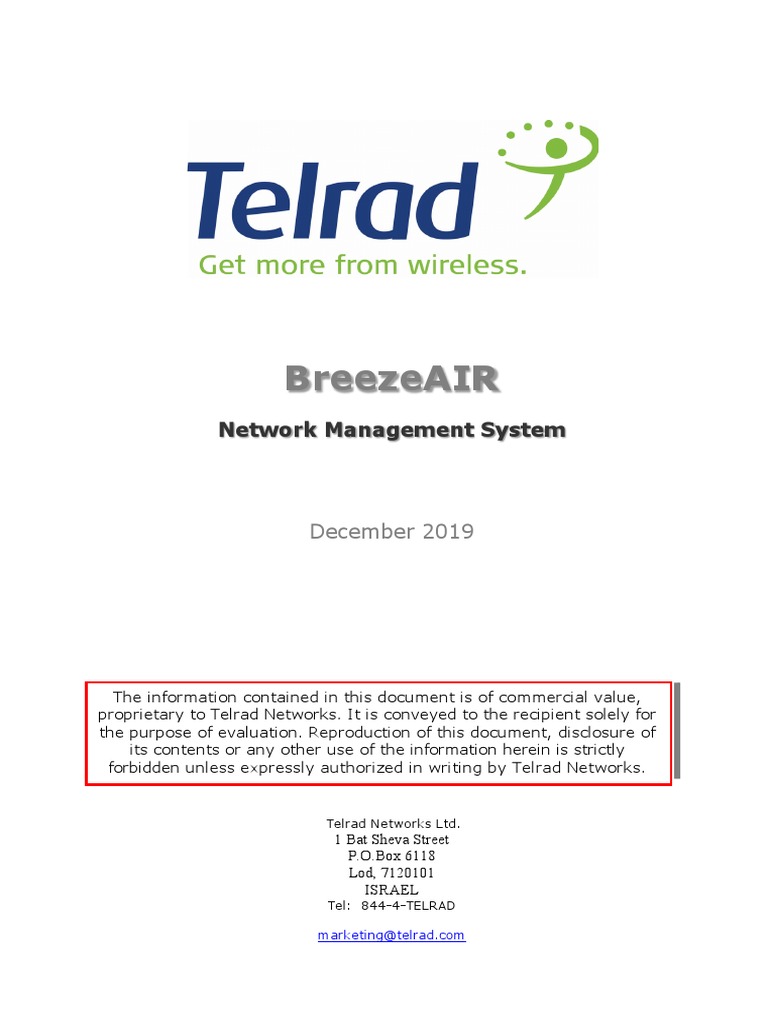 BreezeAIR NMS Guide 2020 | PDF | Server (Computing) | World Wide Web