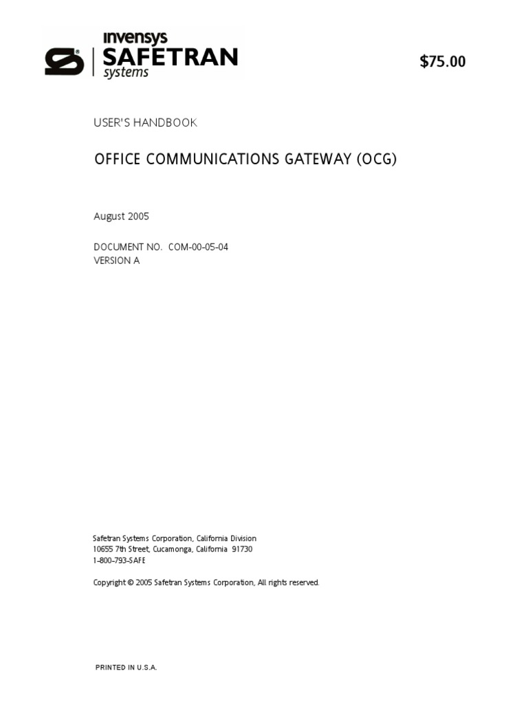 OCG MAnual COM000504A | PDF | Internet Protocol Suite | Computer Network
