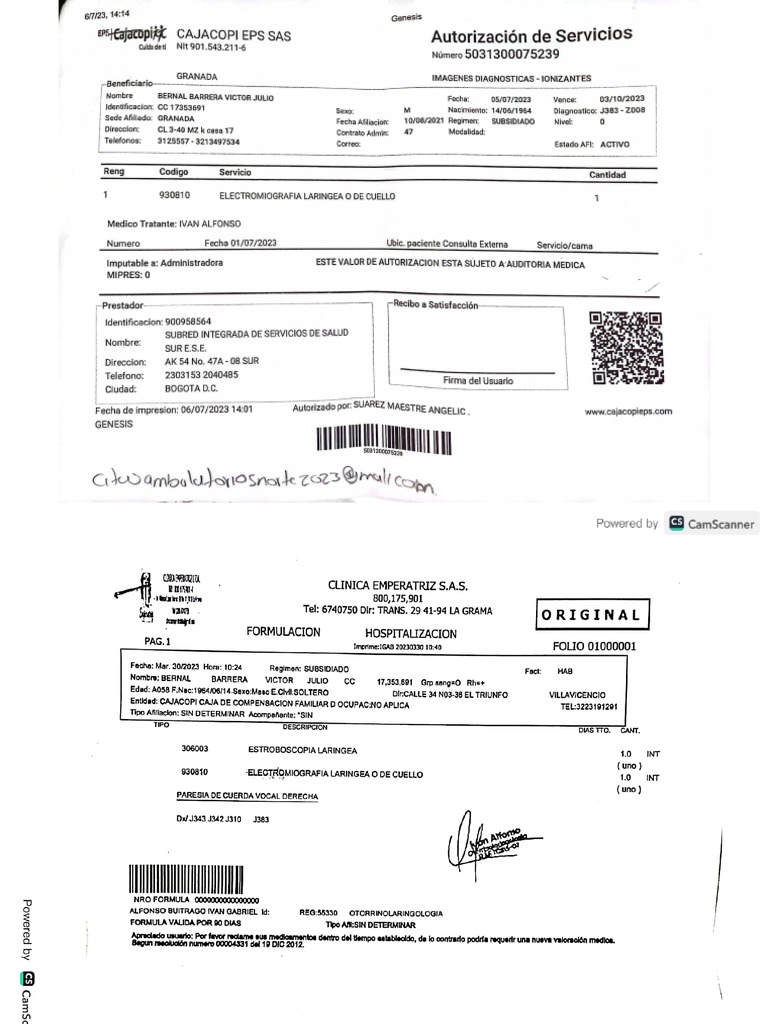 Victor Julio Bernal Barrera CC 17353691 | PDF