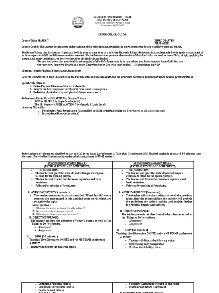 ODL 7.1 3rd QTR | PDF