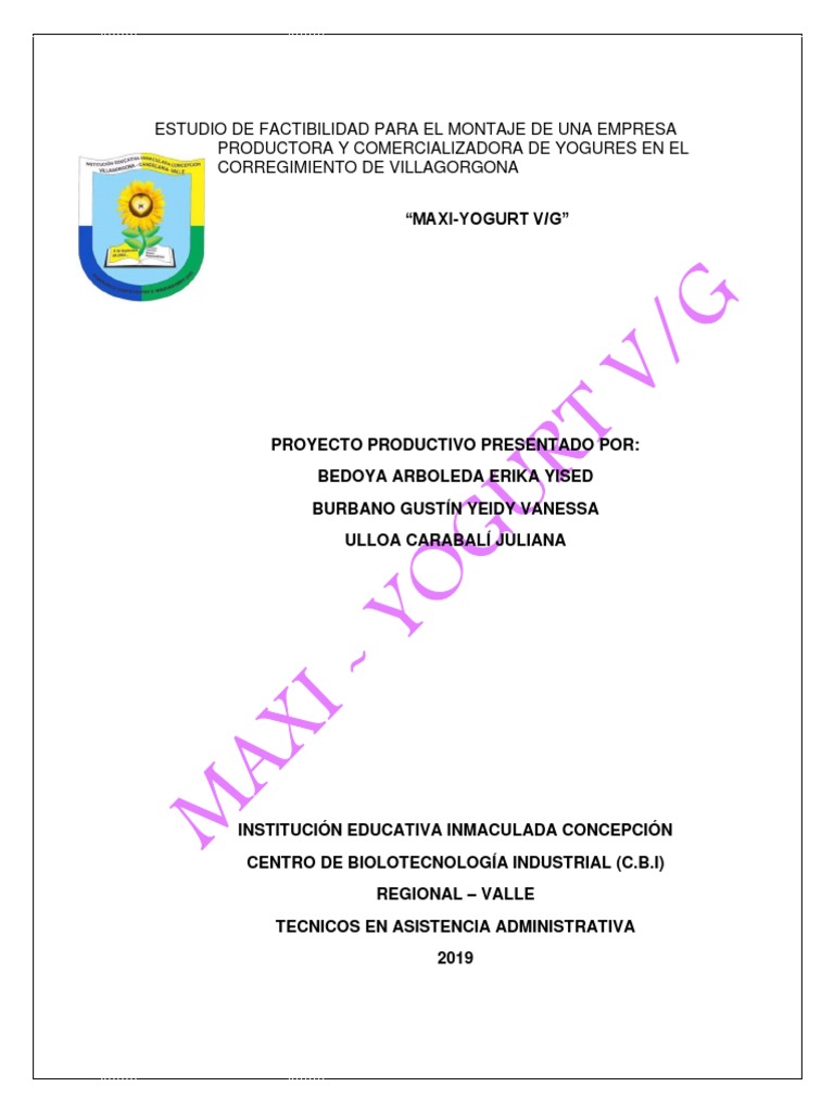 Maxi-Yogurt S.A | PDF | Yogur | Business