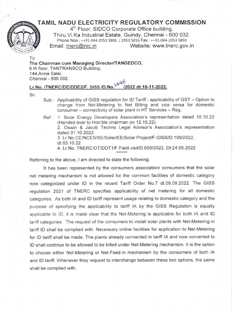 GISS Net Metering | PDF | Power (Physics) | Electric Power